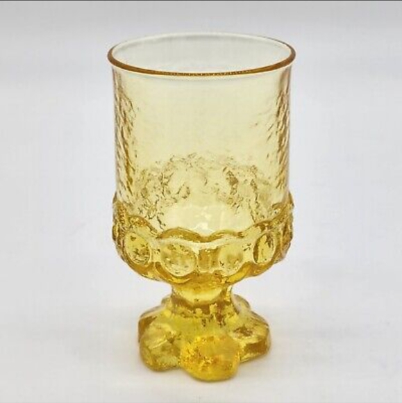 Vintage | Dining | Cornsilk Yellow Amber Franciscan Crystal Madeira ...